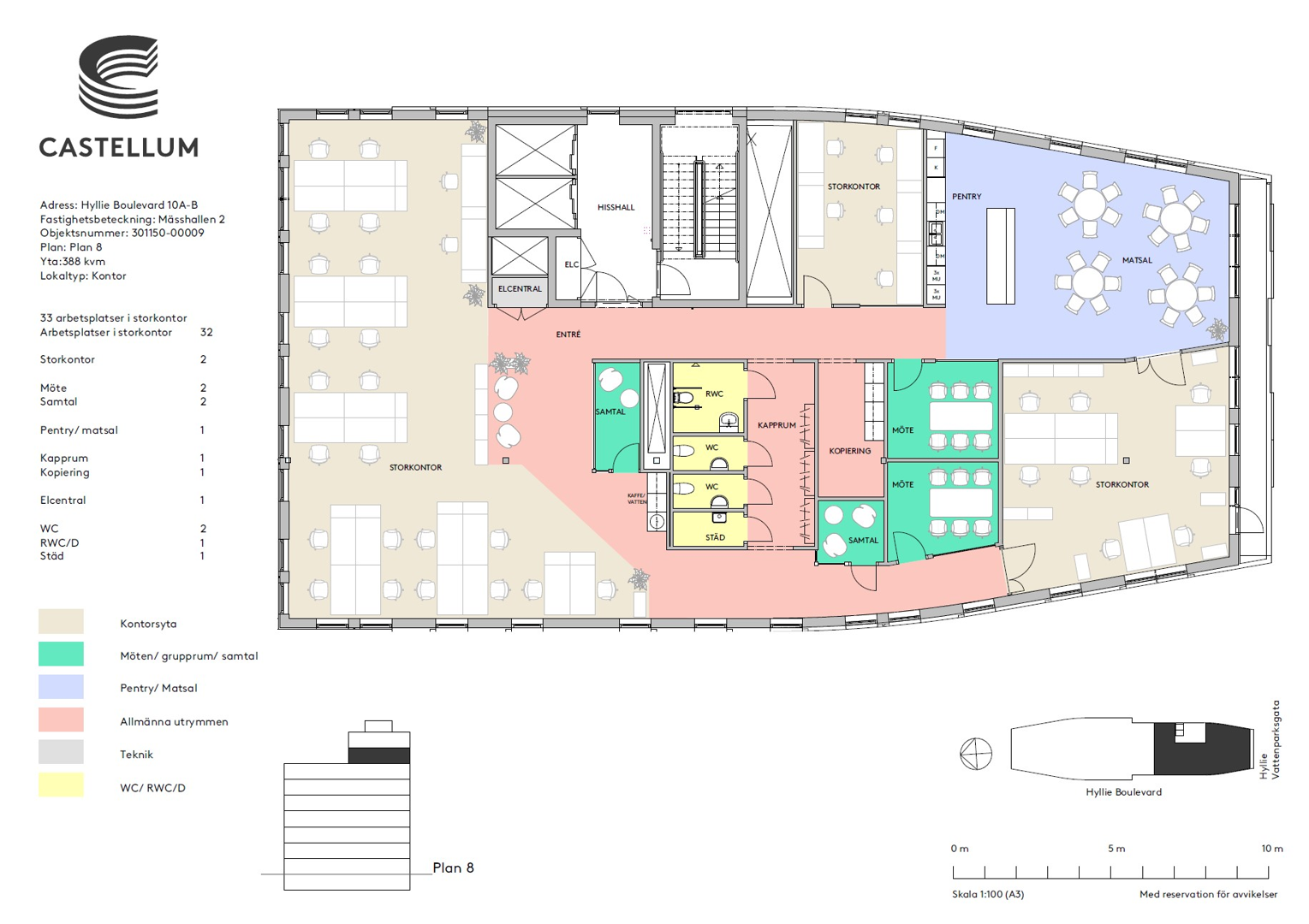 Hyllie Boulevard 10 A-B (392 kvm), Malmö, Hyllie | Castellum