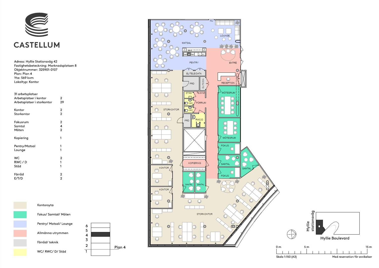 Hyllie Stationsväg 42 (569 kvm), Malmö, Hyllie | Castellum