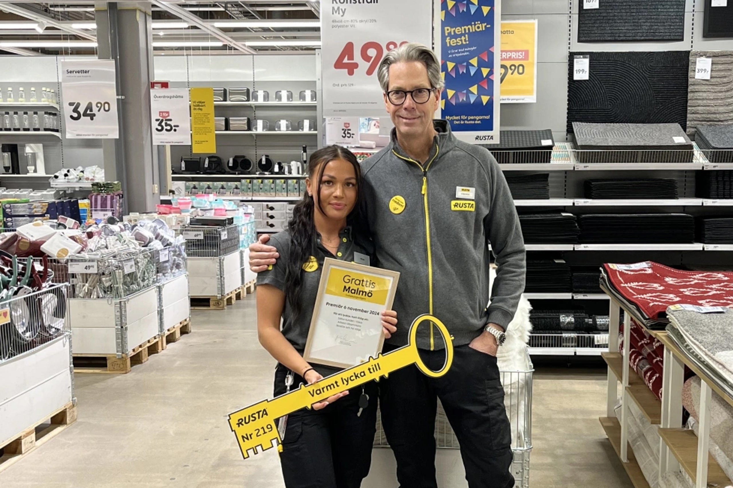 Fullt fokus när teamet på Rusta byggde sin nya butik | Media | Castellum