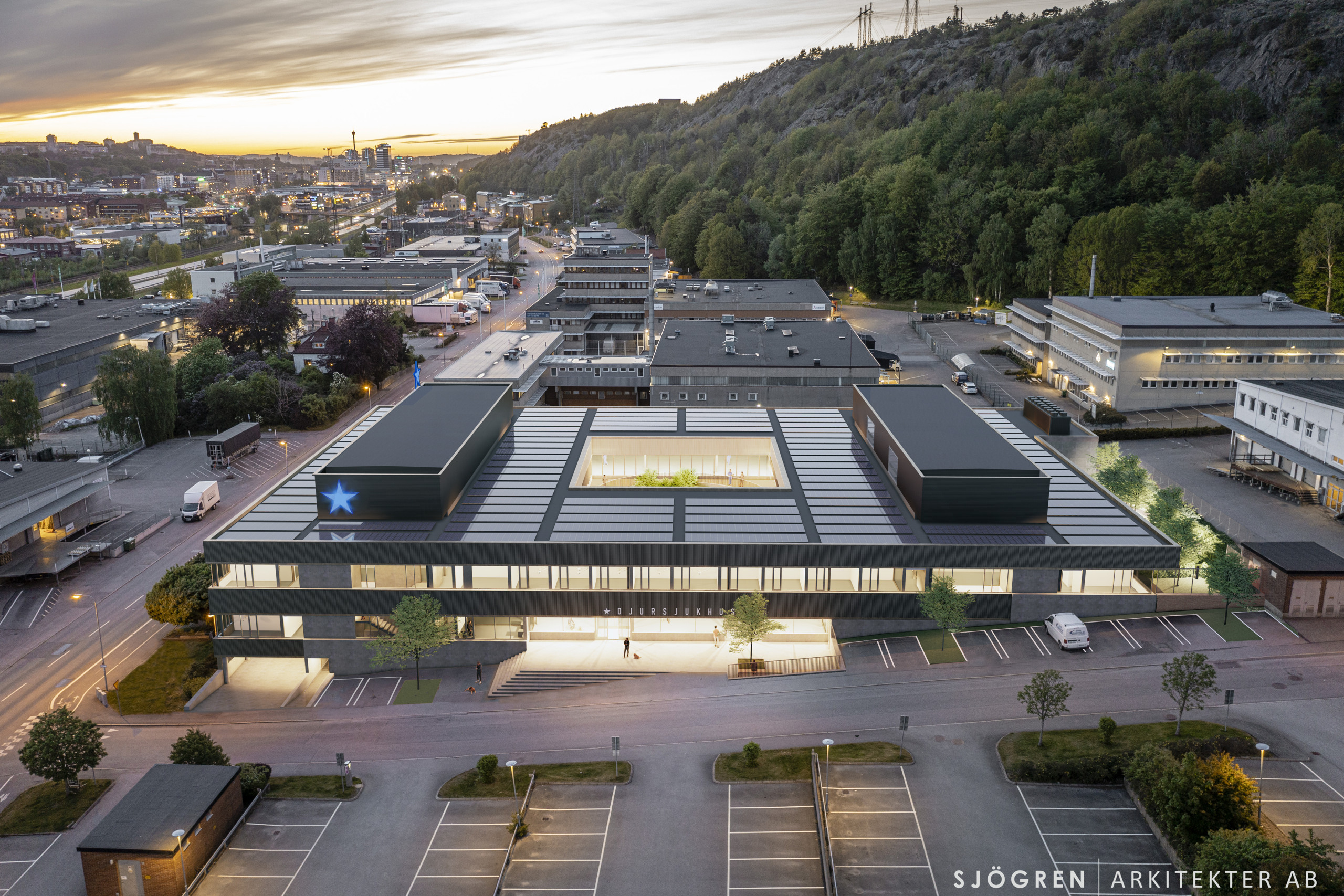 Återbrukat fasadtegel bygger delar av Blå Stjärnans Djursjukhus till ...