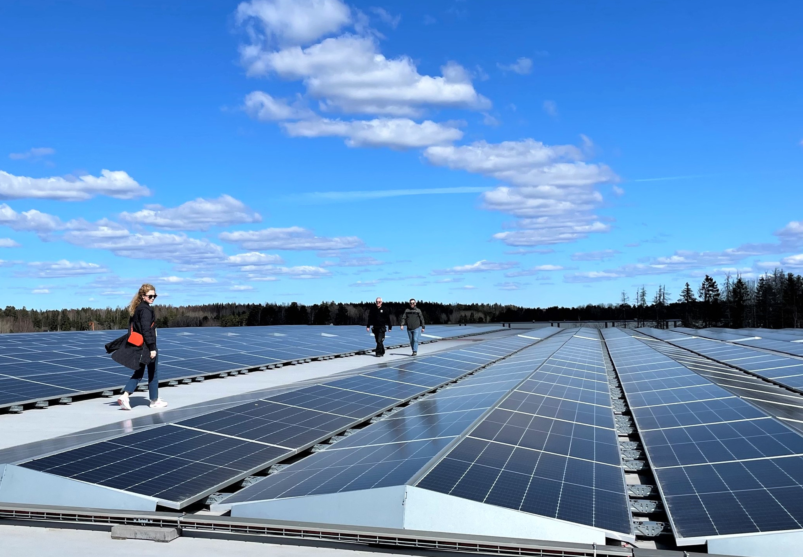 Här byggs vår största anläggning av solceller i stan | Media | Castellum