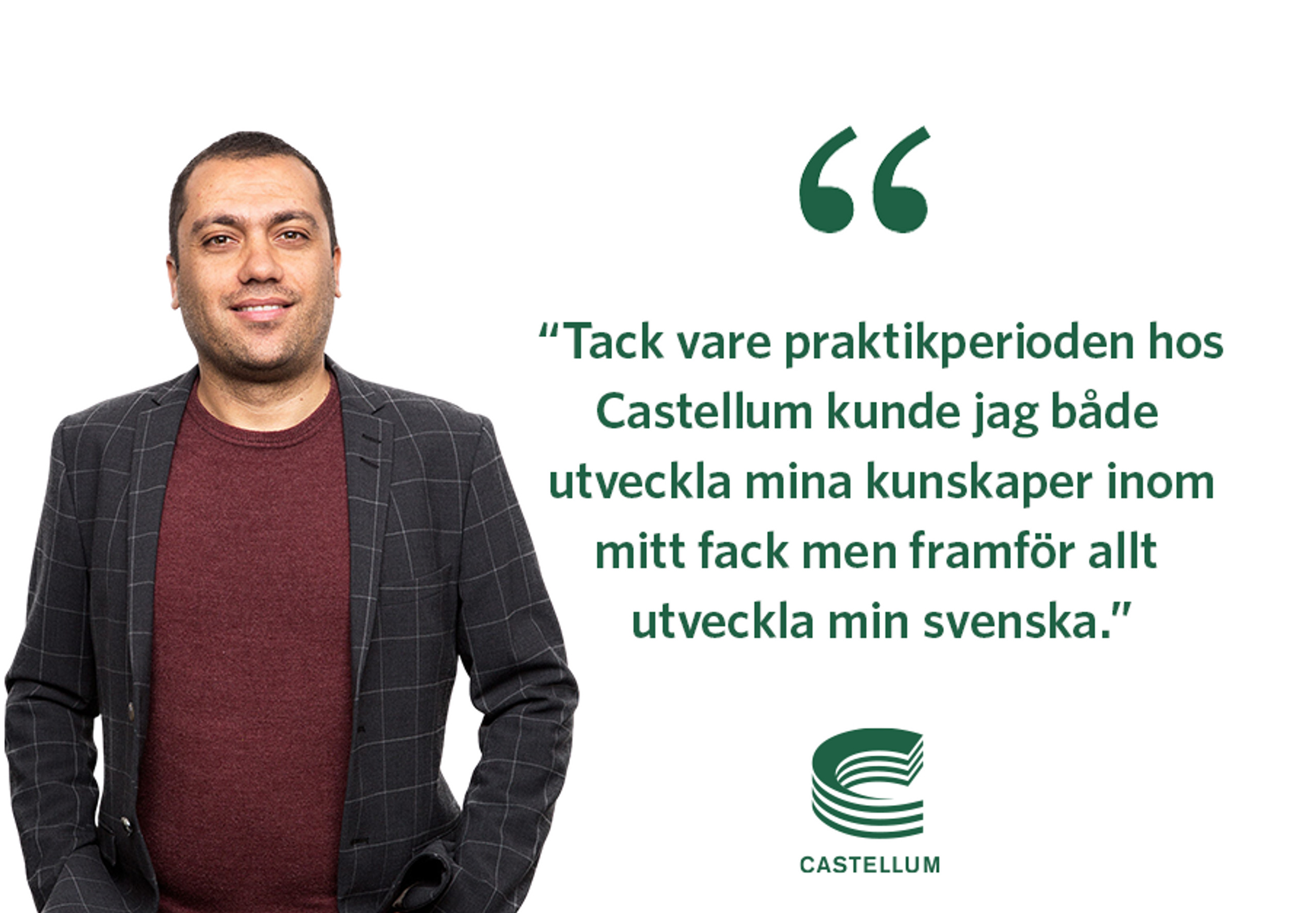 Salim och Castellum, en perfekt matchning. | Media | Castellum